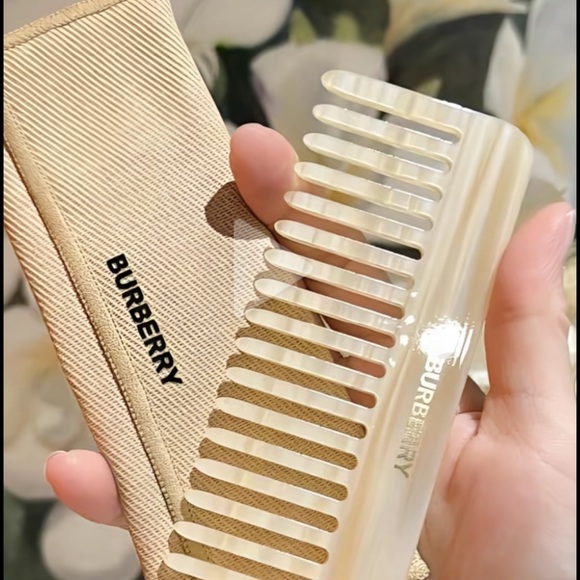 Burberry | Hair | Burberry Parfums Collection Ivory Comb With Canvas ...